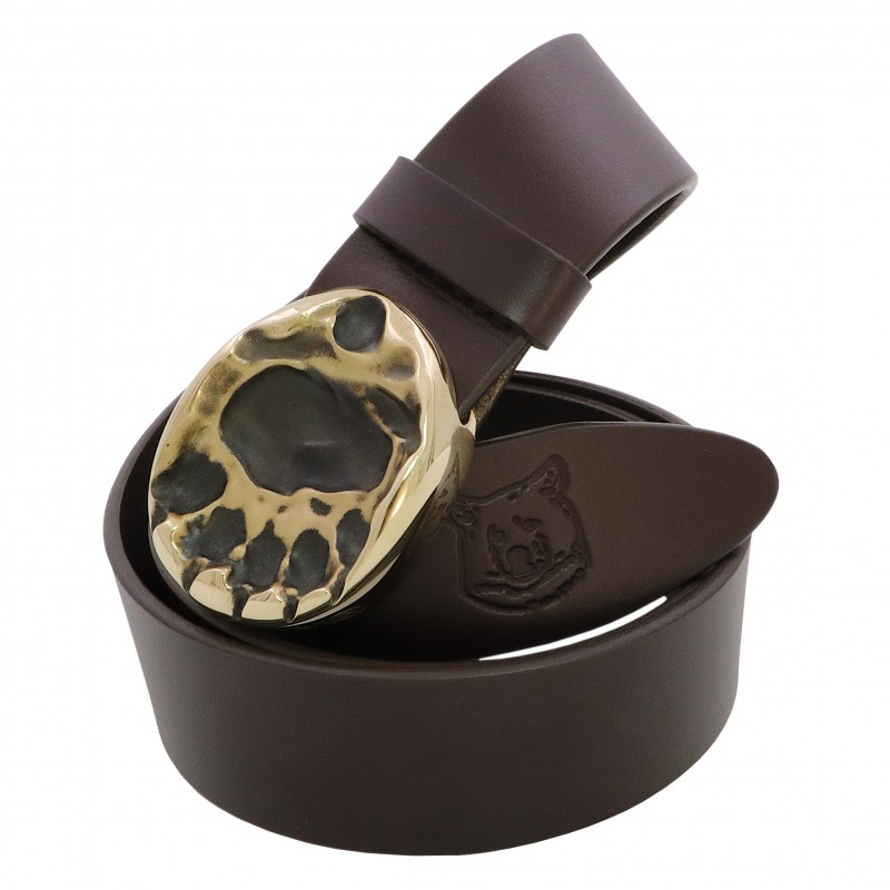 Bear paw - leather belt